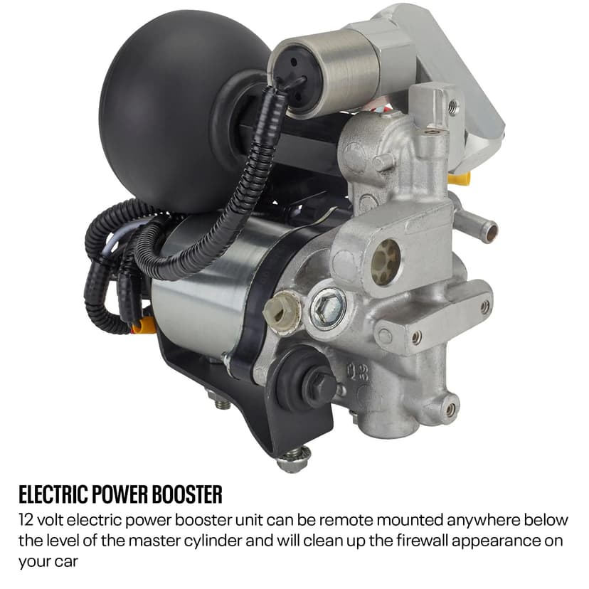 Compact Electric Brake Power Booster Master Cylinder, Disc/Disc