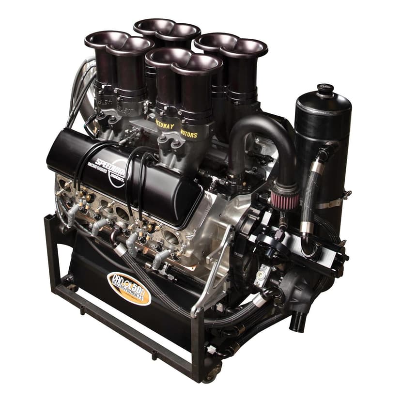 Speedway Motors Custom Aluminum 410 Chevy Sprint Car Engine