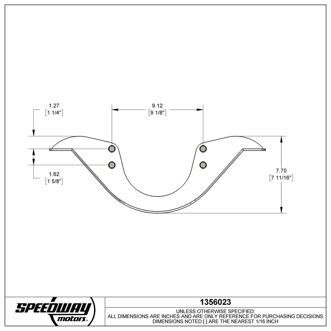 1955-94 SBC Small Block Chevy Engine Cradle Front Motor Mount
