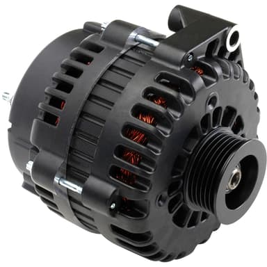GM AD244 Black LS Alternator | High Output 220 Amp
