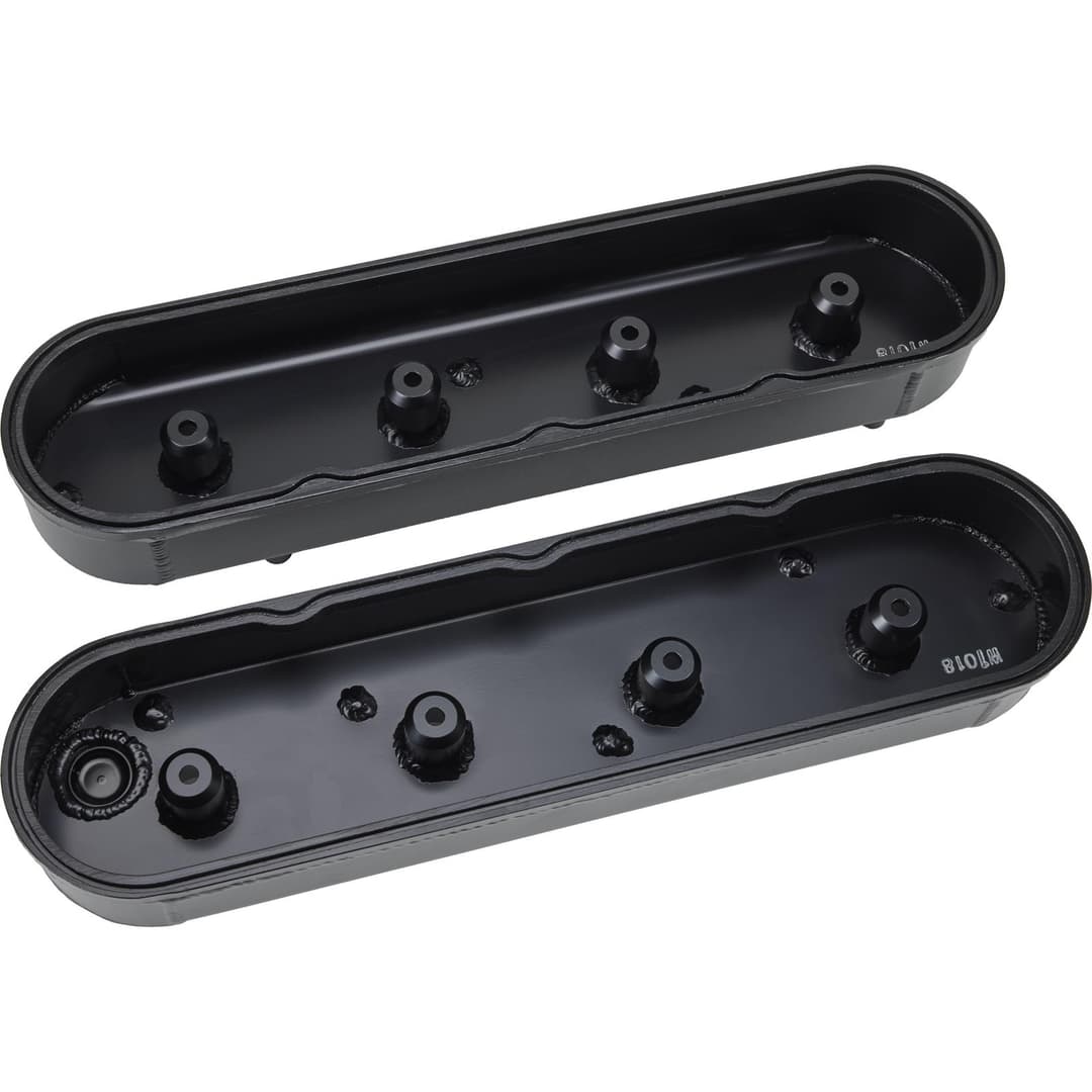 Fabricated Aluminum Valve Covers w/ Coil Mounts, GM LSX