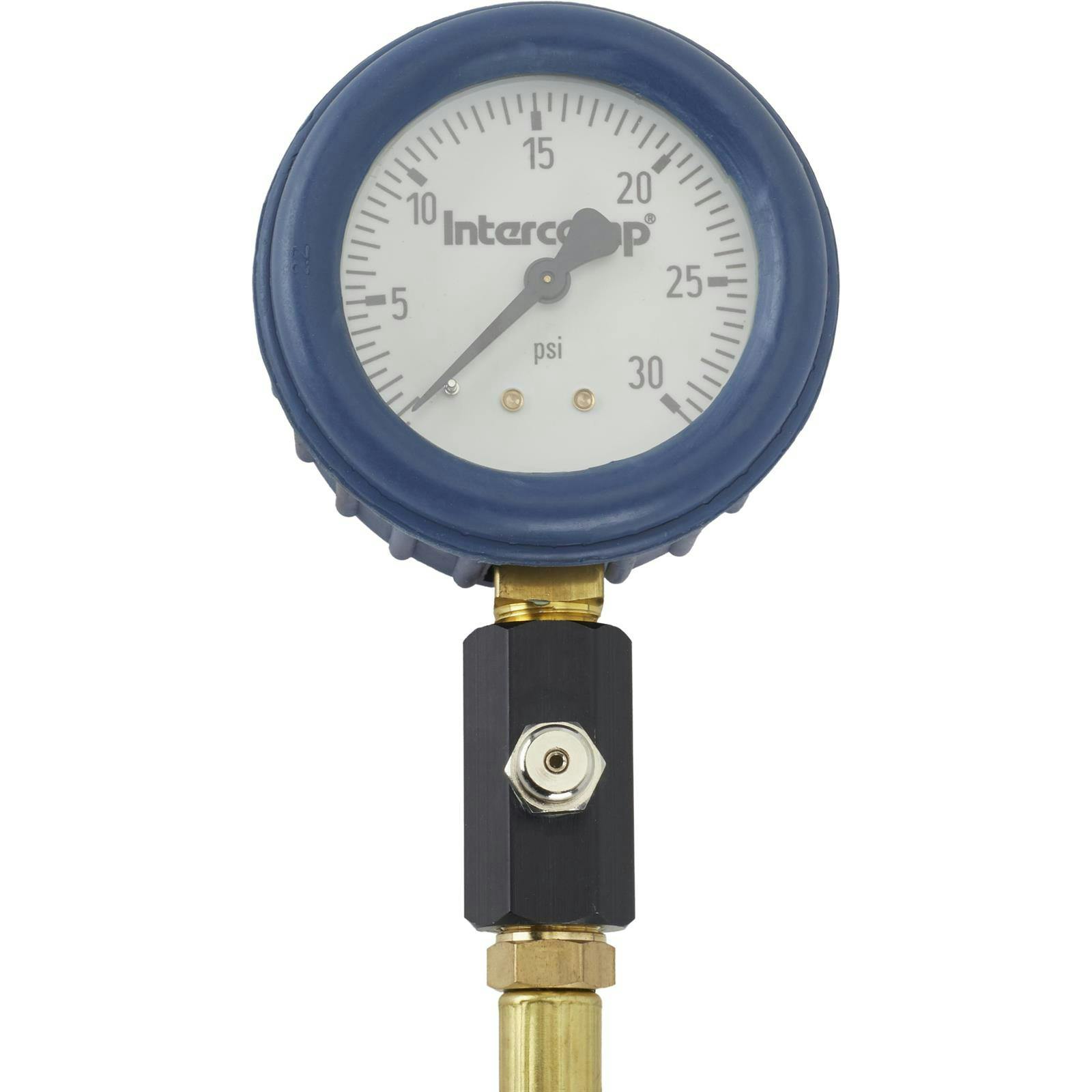 Intercomp 360069 2-1/2"Glow-In-The-Dark Tire Pressure Gauge-30PSI