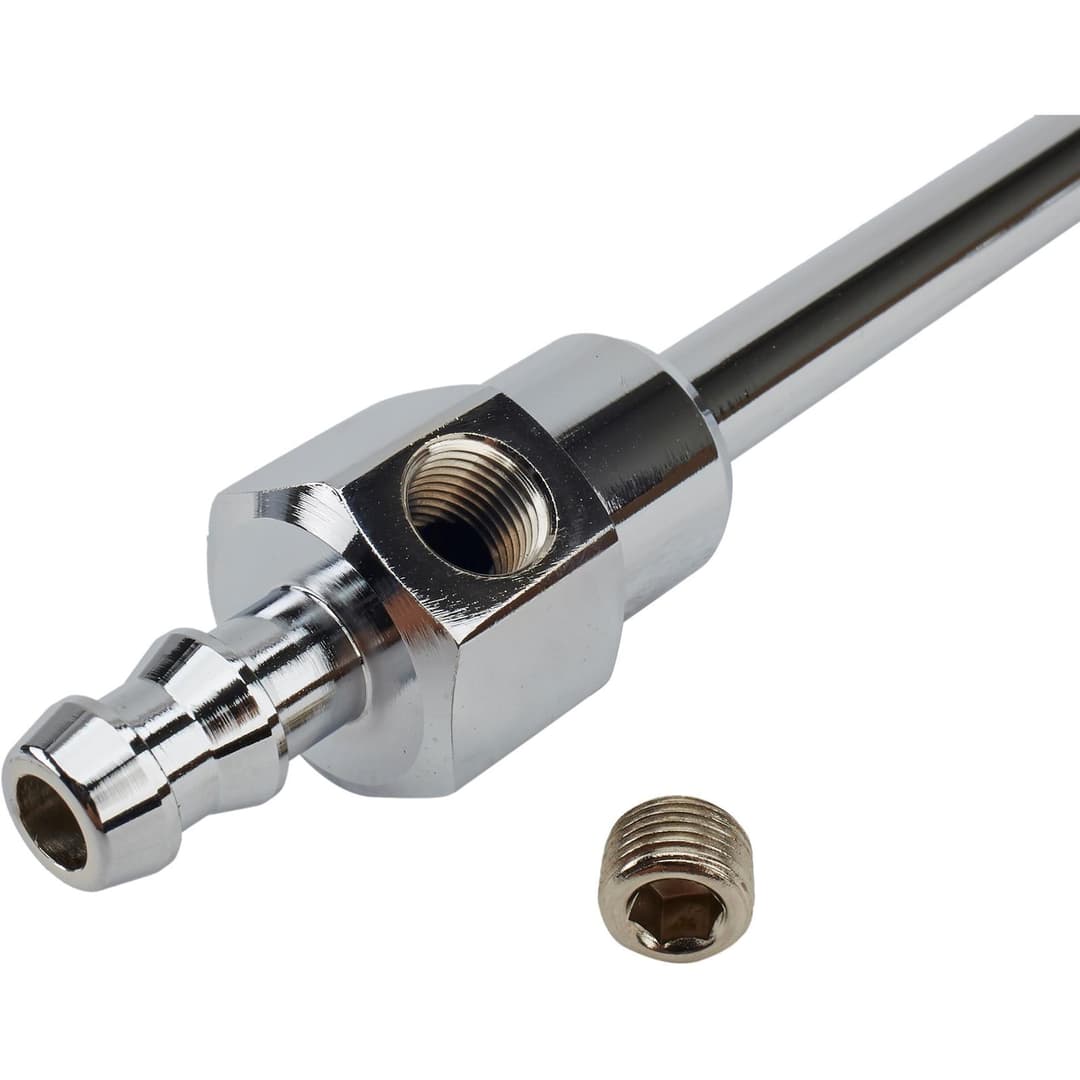 Edelbrock 8126 Performer Carb Fuel Line Kit, 3/8 Inch Hose Barb Inlet