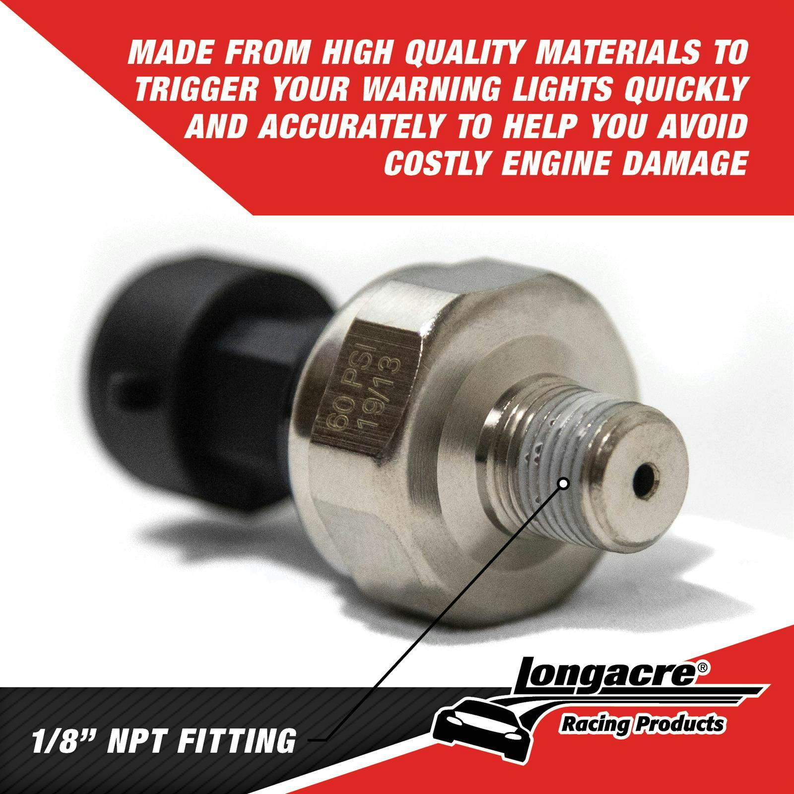 Longacre® 52-43510 AccuTech® SMi 0-15 PSI Pressure Sensor