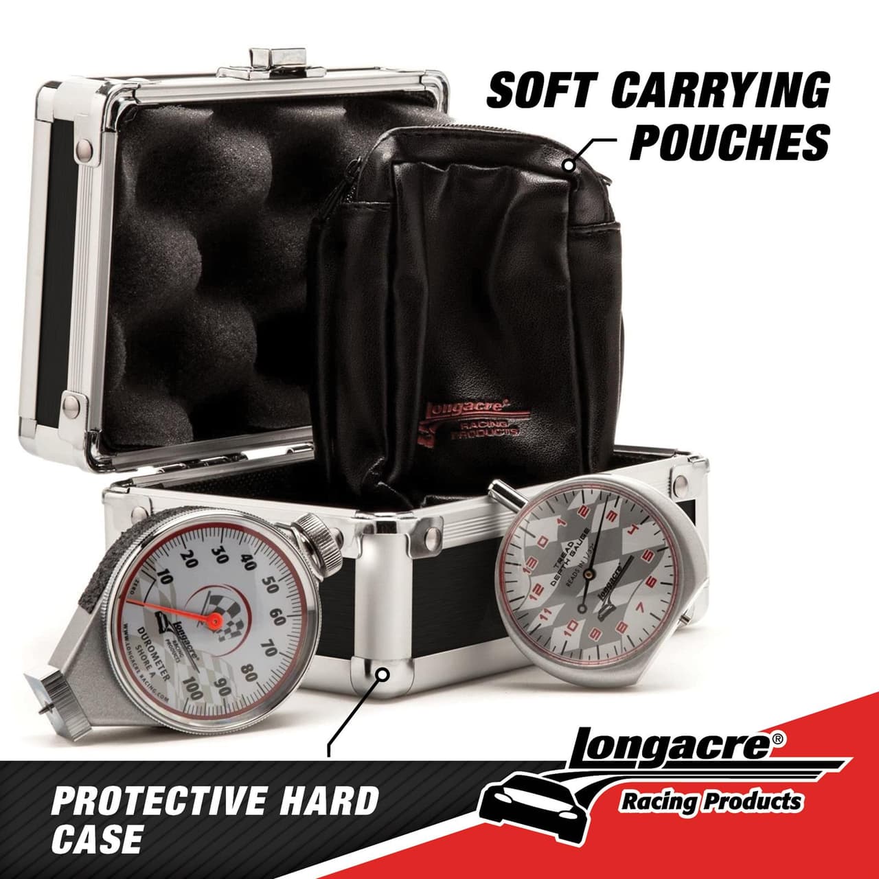 Longacre® 52-50556 Tire Durometer/Tread Depth Gauge w/ Case