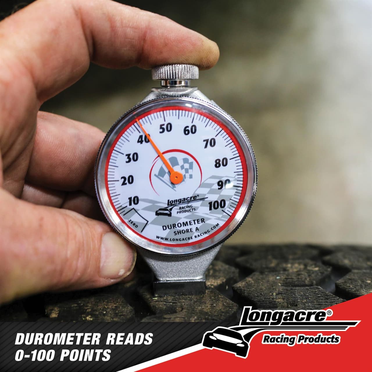 Longacre® 52-50556 Tire Durometer/Tread Depth Gauge w/ Case