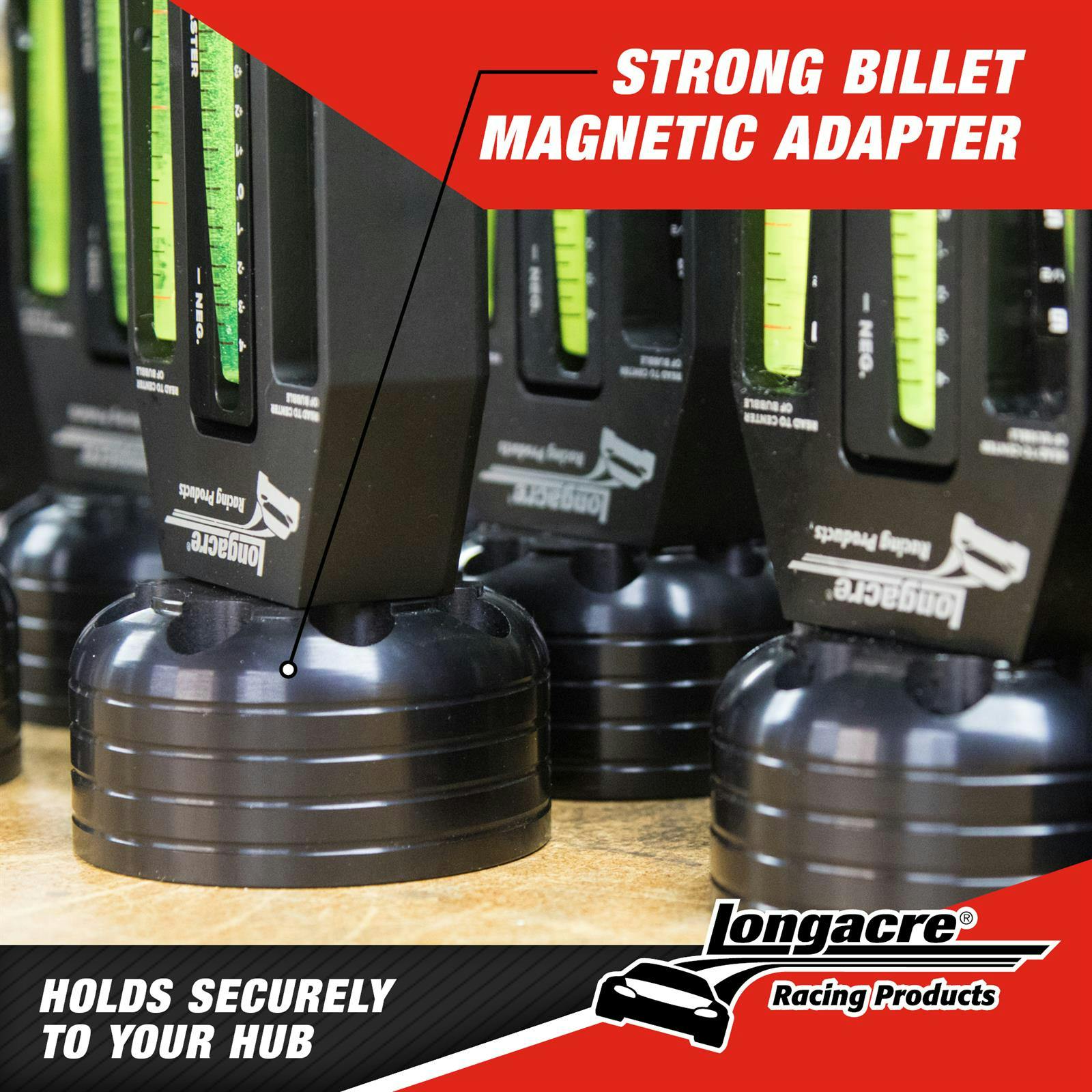 Longacre® 52-78260 Caster / Camber Gauge w/ Magnetic Adapter