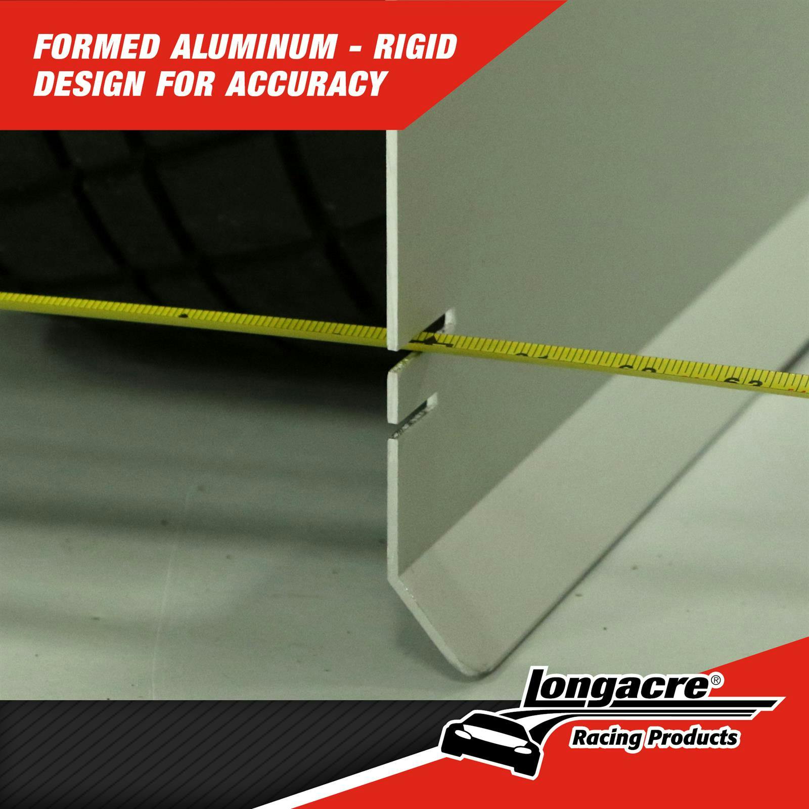 Longacre® Racing 79501 Aluminum Toe-In Plates w/ Magnets