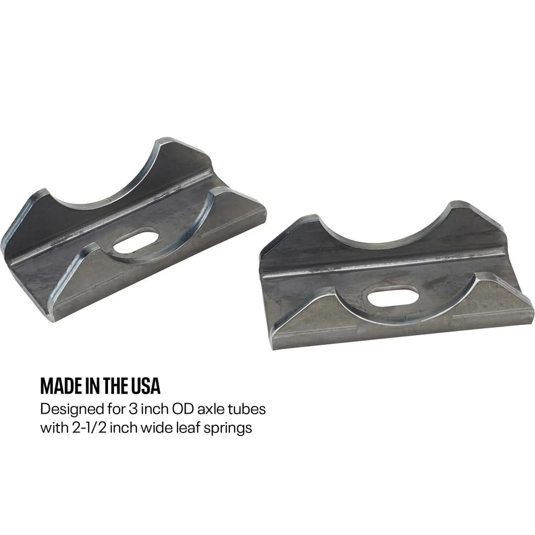 Adjustable Leaf Spring Perch, Pad, Shock Mount and U-Bolt Kit