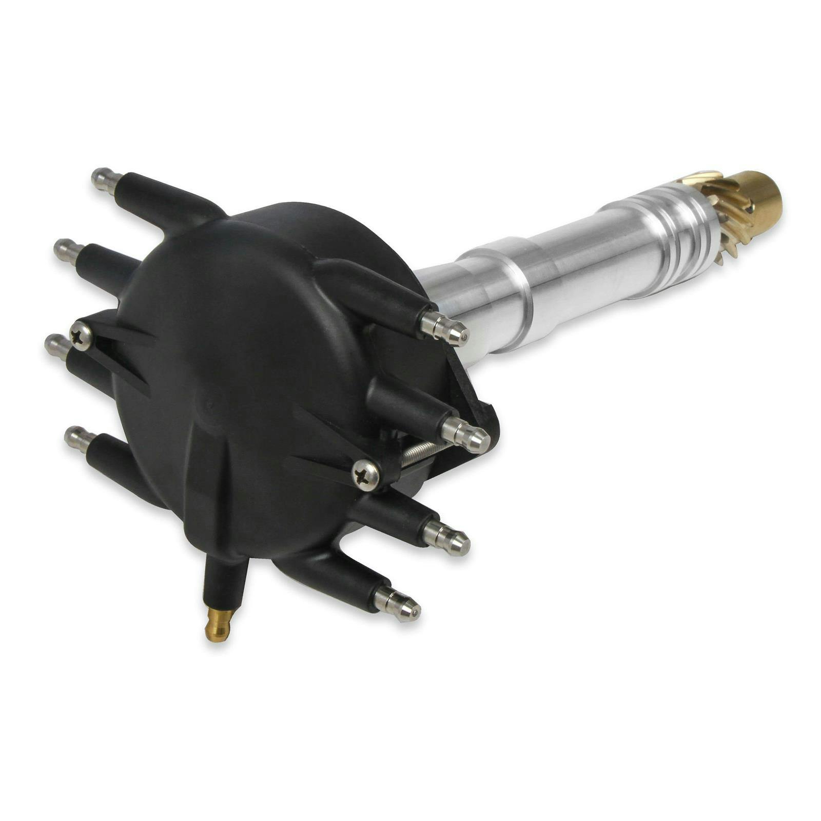 MSD 84893 Chevy Crank Trigger Distributor with Black Crab Cap