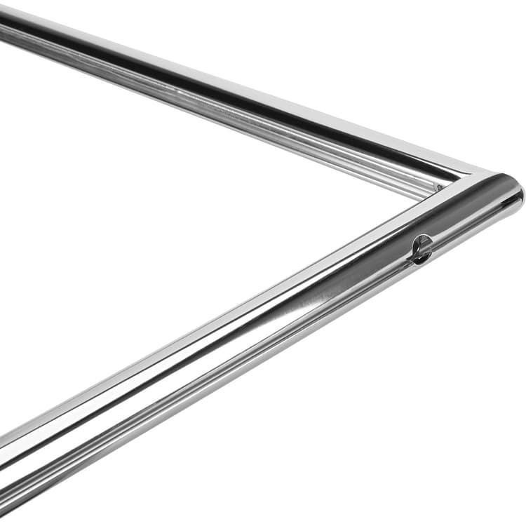 1930-31 Model A Deluxe Roadster Windshield Frame, 2 In Chopped, Chrome