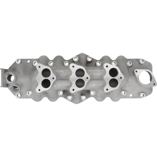 Offenhauser 1077 1949-1953 Ford Flathead Triple Carb Intake Manifold