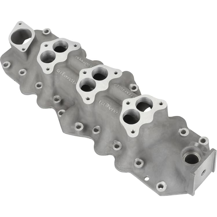 Offenhauser 1077 1949-1953 Ford Flathead Triple Carb Intake Manifold