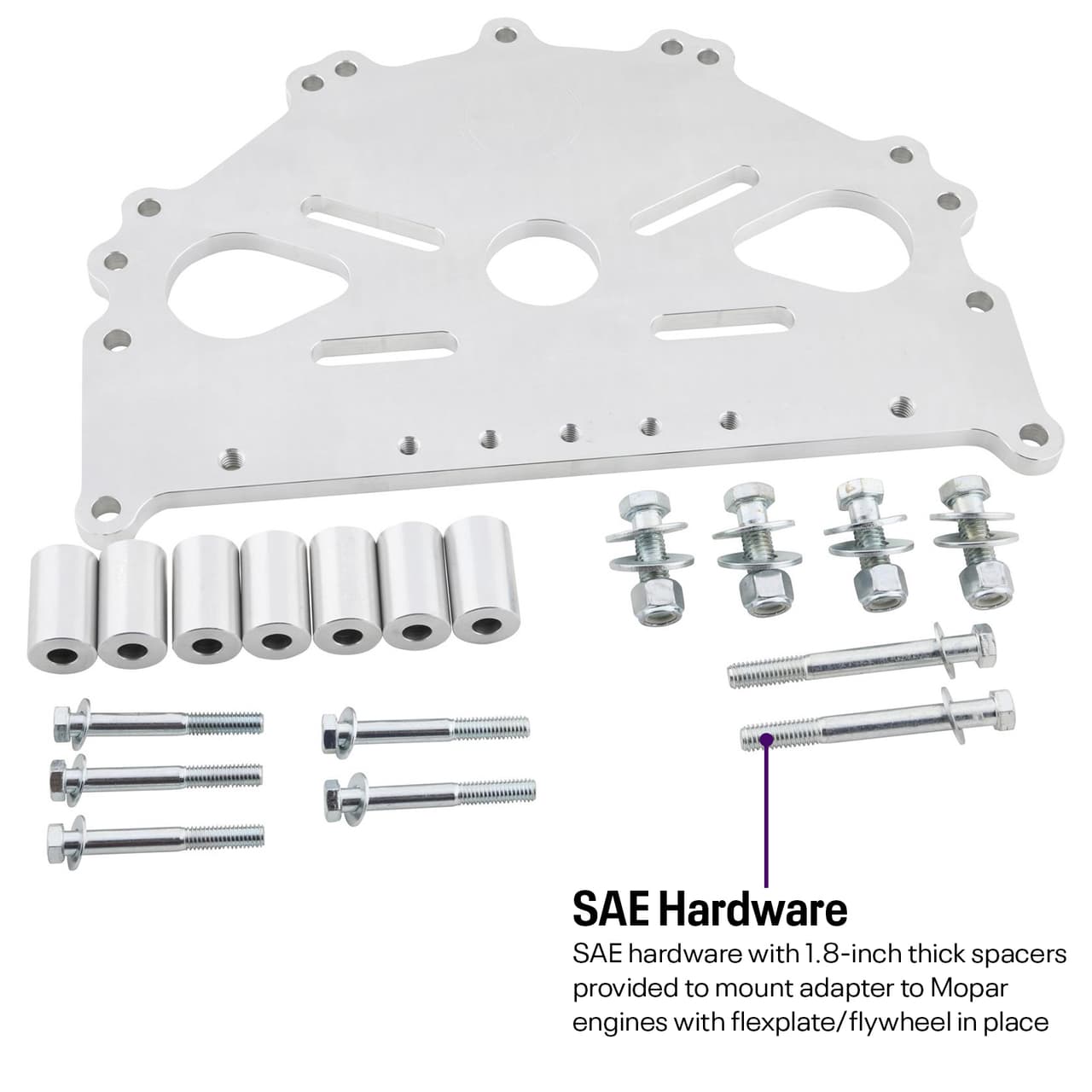 BlockDock™ Mopar Engine Stand Mount Adapter Plate, LA/B/RB/Hemi