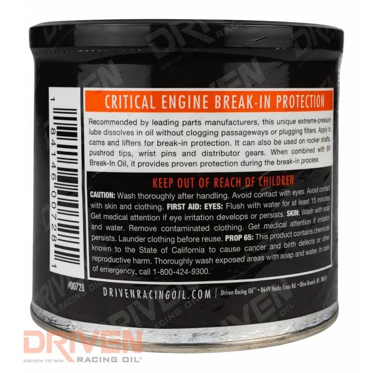 Driven Racing Oil 00728 Engine Assembly Grease, 16 oz. Tub