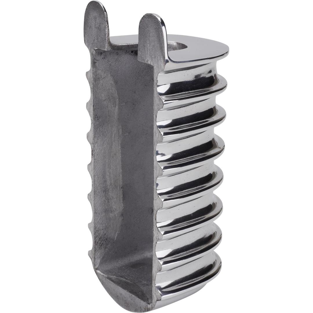 Speedway Finned Aluminum Coil Cover, Firewall Mount
