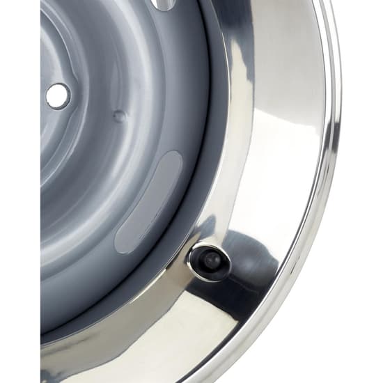 Stainless Steel Beauty Ring, 15 Inch GM Rally Wheel, 2.5 In Wide