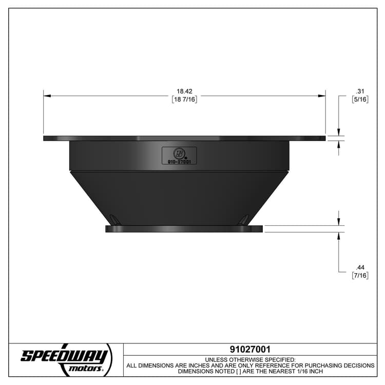 Small Block Chevy/Ford Steel Bellhousing, Wissota Approved