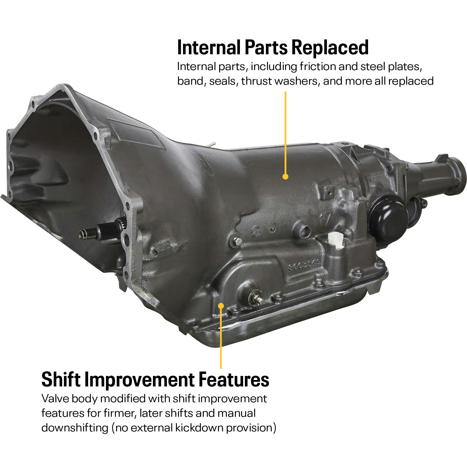 Speedway Motors Chevy 700R4 Automatic Transmission, 2WD