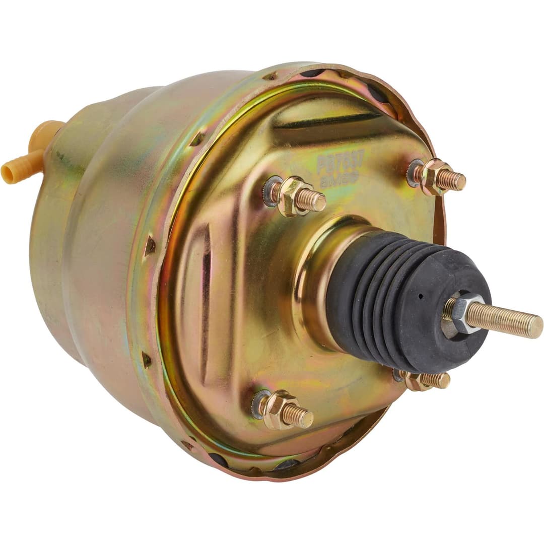 Dual 7 Inch Brake Booster Master Cylinder Combo, 1 Inch Bore