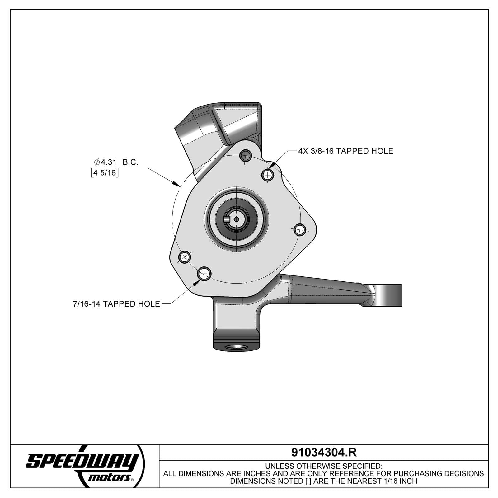 Mustang II 2 Inch Dropped Steel Spindles