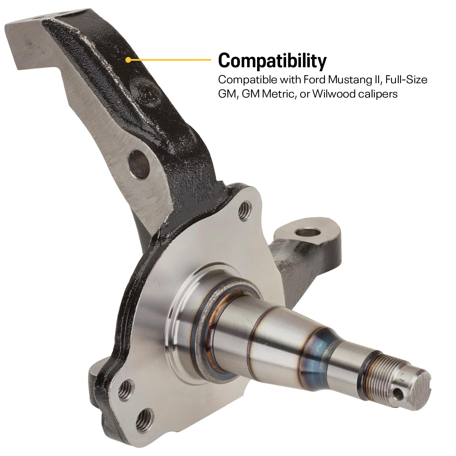 Speedway Mustang II Stock-Height Steel Spindles