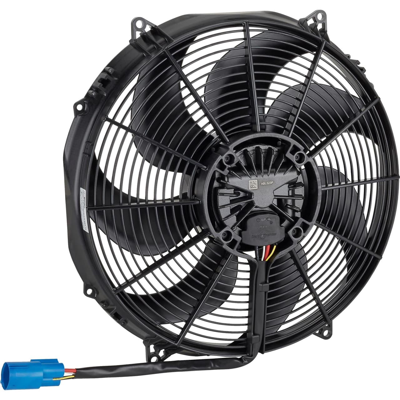 SPAL Plus Series Curved Blade Electric Fan, 16 Inch w/Install Kit
