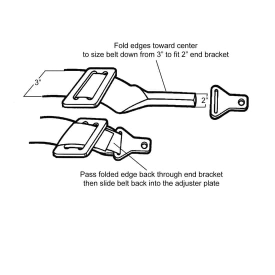 Crow 11002 Bolt-In 5-Point Racing Harness, Pull Down, Red