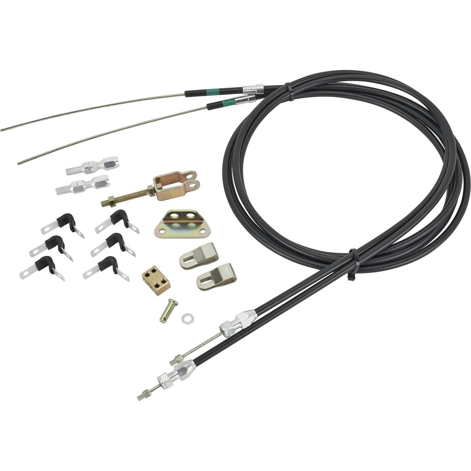 Universal Adjustable Emergency Brake Cable Kit, Cut-to-Length
