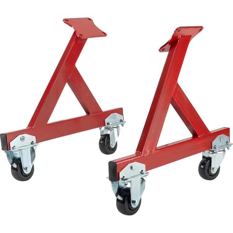 GM LS V8 Rolling Engine Storage Stand, Red