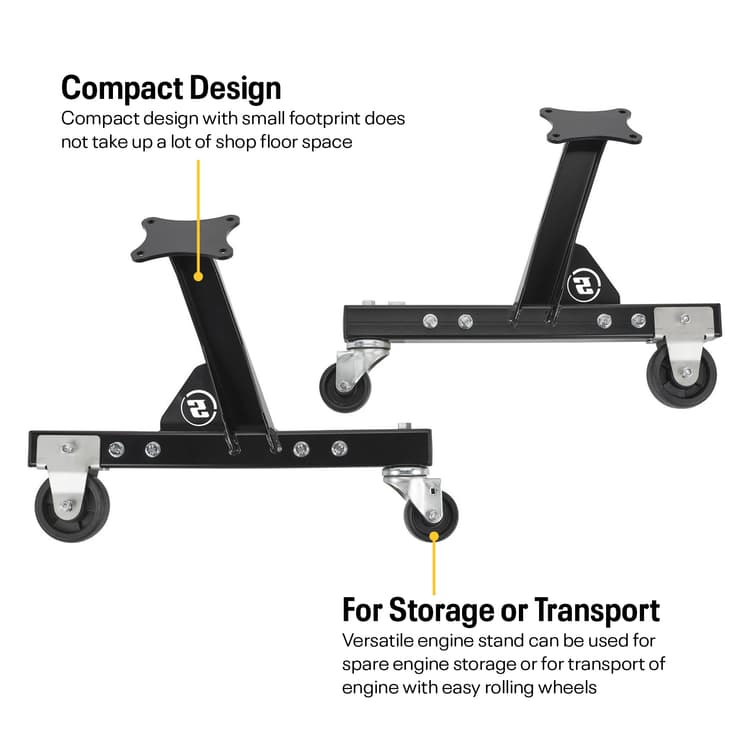 BlockDock™ Gen 3 Hemi Rolling Engine Cradle Storage Stand