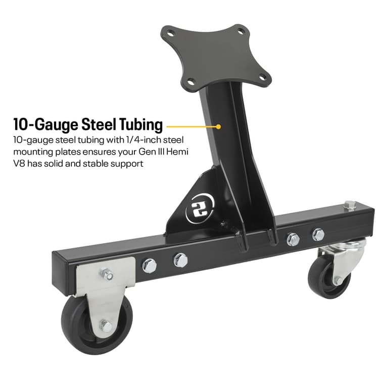 BlockDock™ Gen 3 Hemi Rolling Engine Cradle Storage Stand