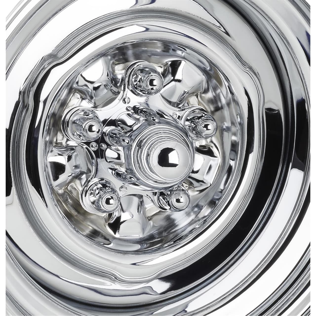 Bullet-Style Spider Cap Wheel Hub Covers, 5 on 4-1/2 Inch