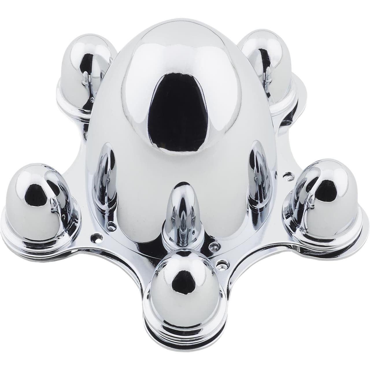 Bullet-Style Spider Cap Wheel Hub Covers, 5 on 4-1/2 Inch