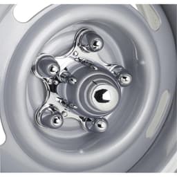 Bullet-Style Spider Cap Wheel Hub Covers, 5 on 4-1/2 Inch