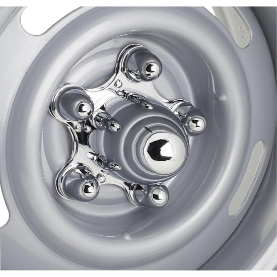 Bullet-Style Spider Cap Wheel Hub Covers, 5 on 4-1/2 Inch