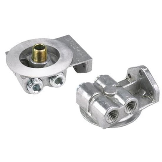 Ford/Mopar Remote Oil Filter Relocation Kit, Horizontal In/Outlet