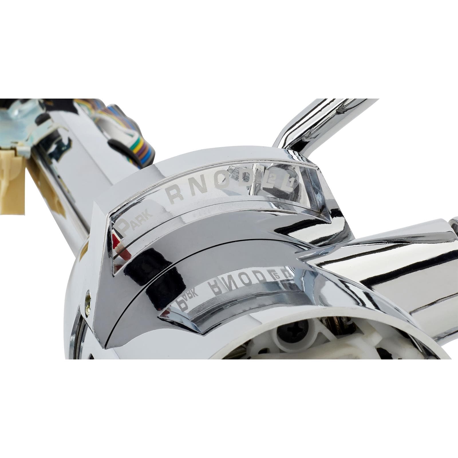 Universal Keyed GM Tilt Steering Column With Shifter, 32" Chrome