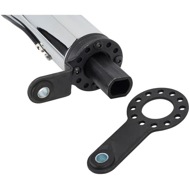 Universal Keyed GM Tilt Steering Column With Shifter, 32" Chrome