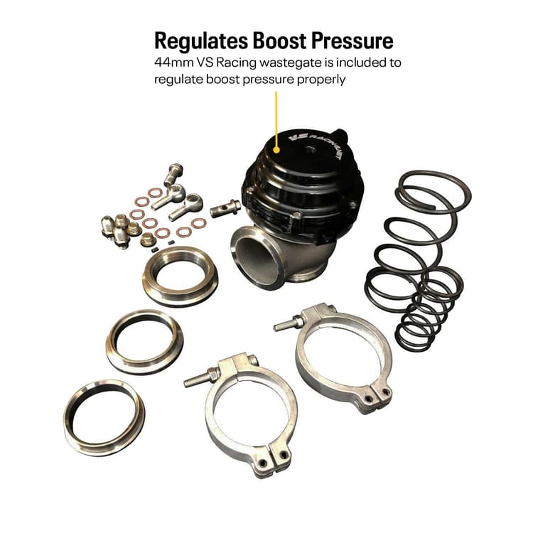 LS Swap Single Turbo Kit Hot Side, Universal Crossover, 67mm