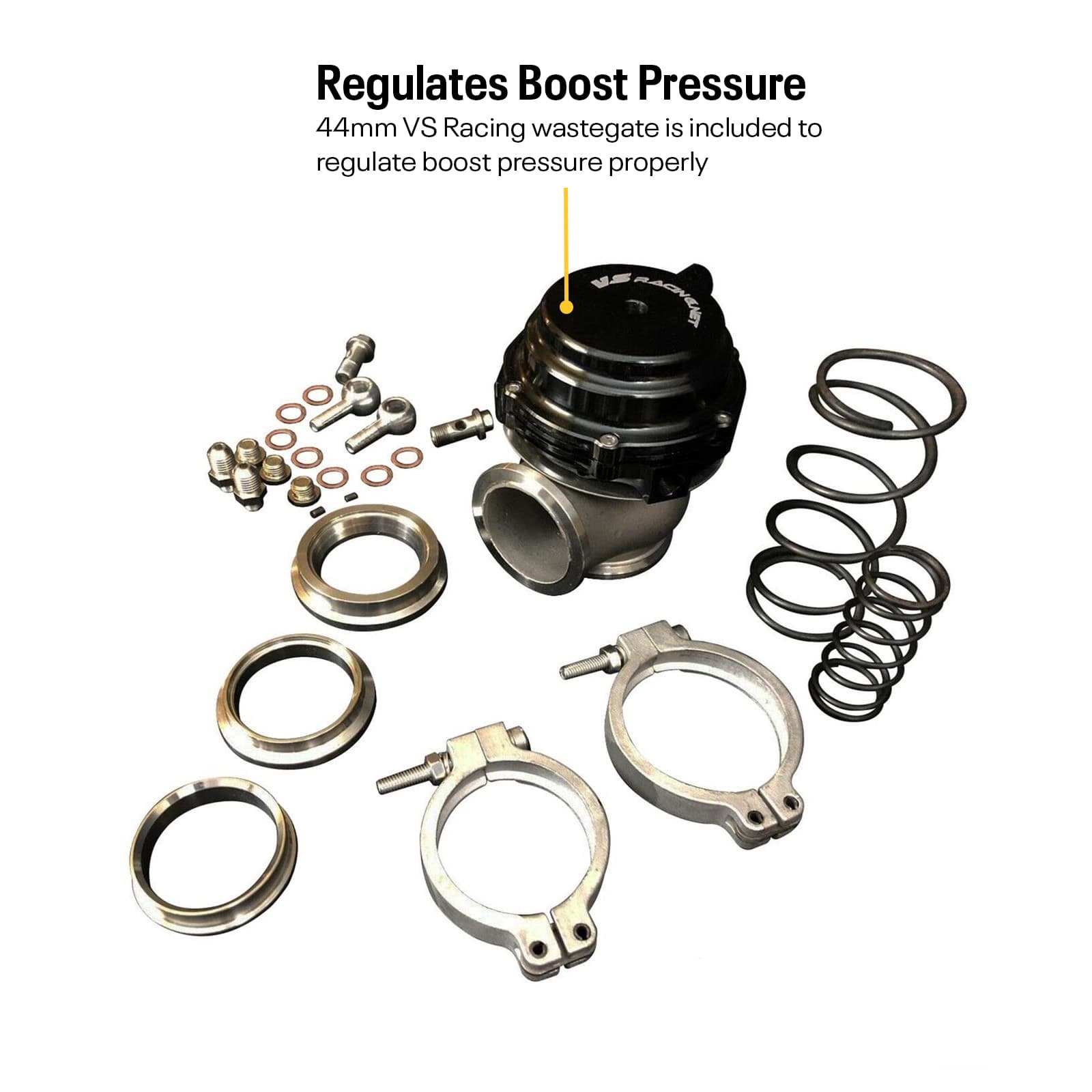 LS Swap Single Turbo Kit Hot Side, Universal Crossover, 78mm