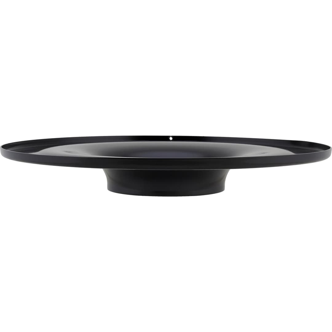 Speedway 14 Inch Flat Base Air Cleaner Base/Lid Set, Black