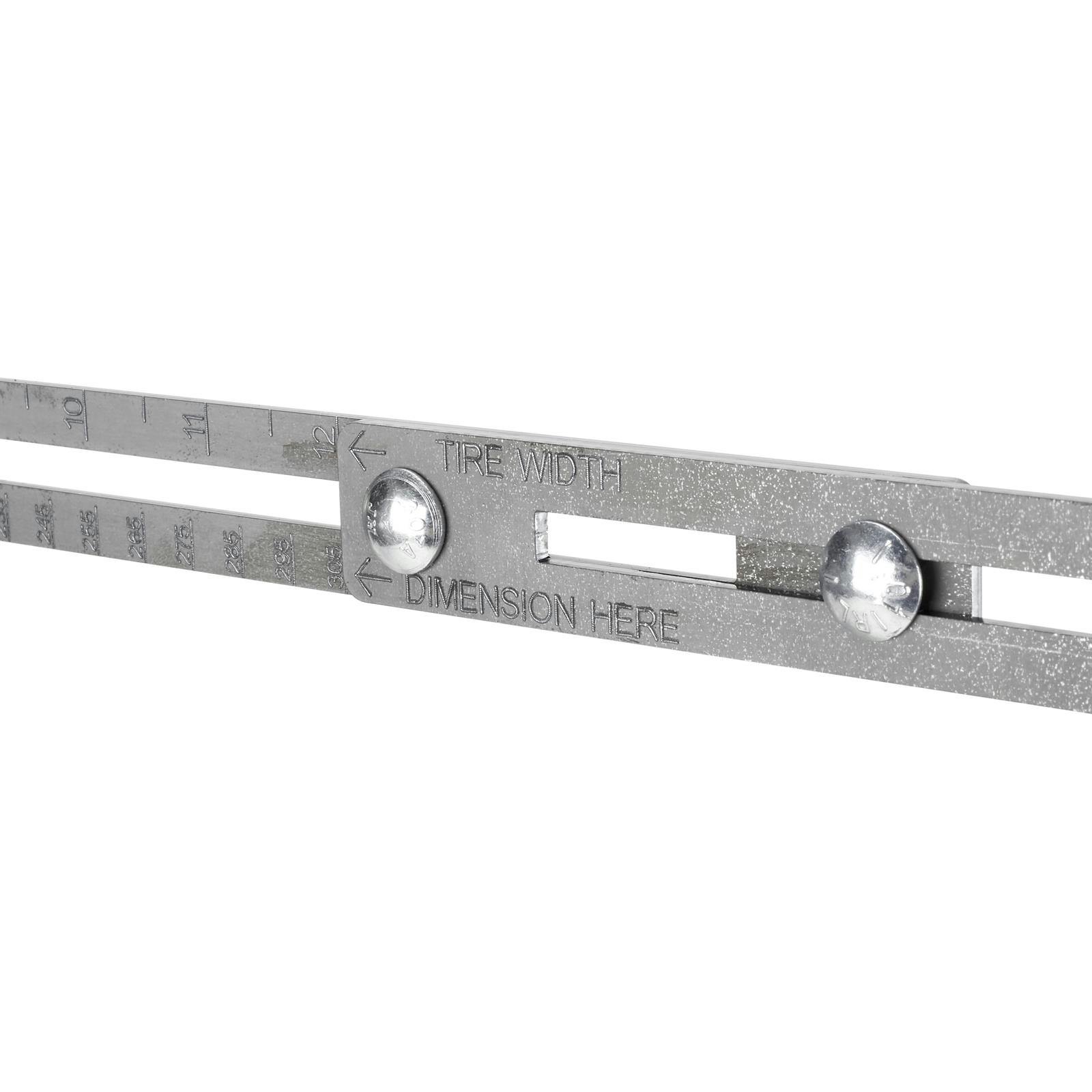 WheelWise® 6-Lug Wheel Fitment Tool w/ Tire Size Attachment