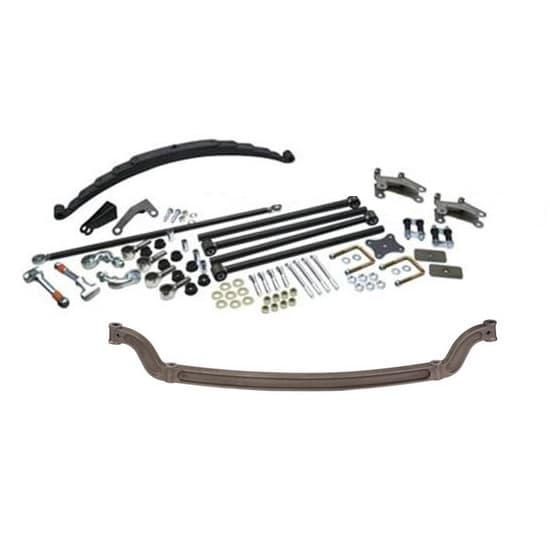 1932 Ford Front End Assembly, I-Beam Axle, 4-Bar Kit, Plain