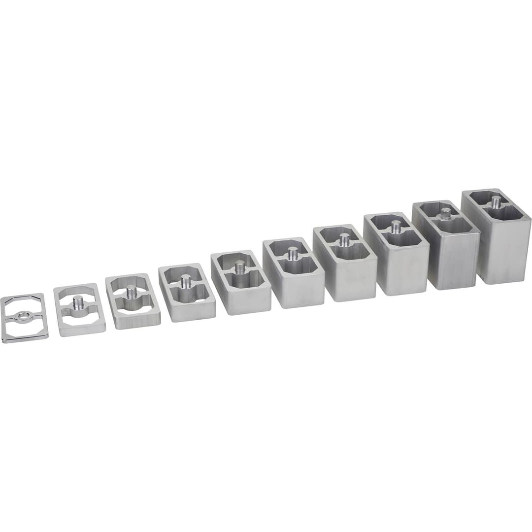 Aluminum Extruded Leaf Spring Lowering Block