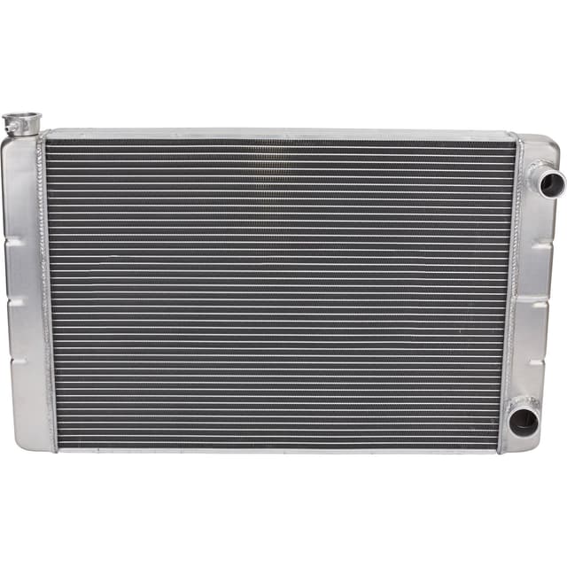 Dual/Double Pass All Aluminum Racing Radiator, SBC/BBC Chevy