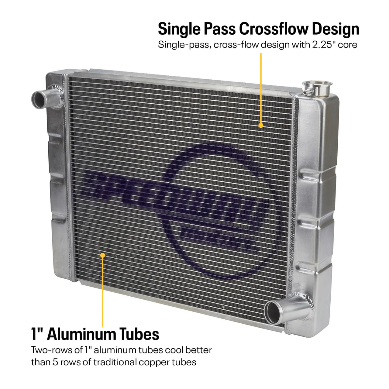Speedway Chevy SBC/BBC Aluminum Radiators | Universal Fit