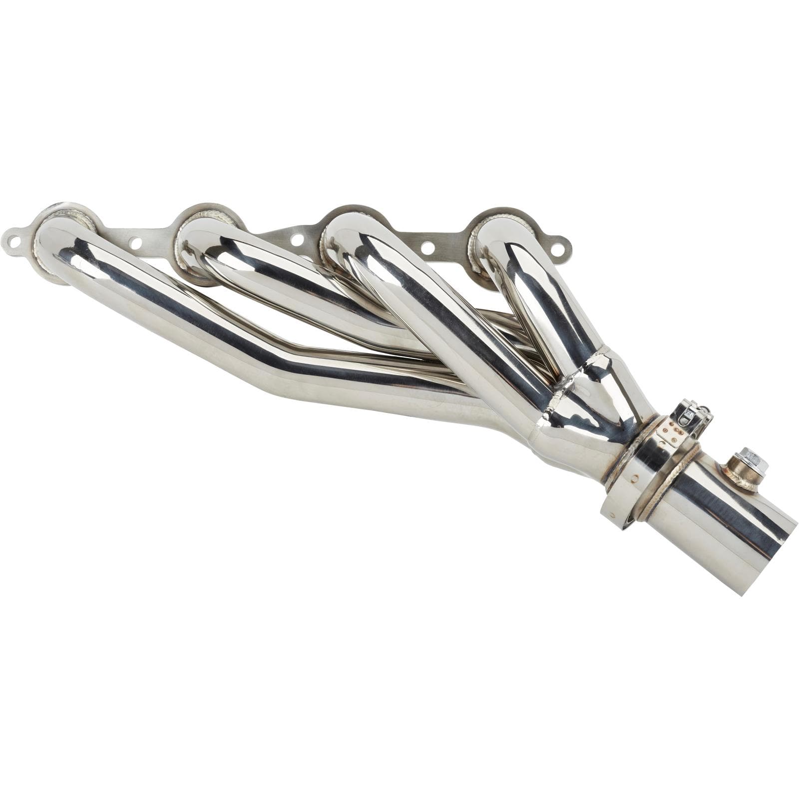 LS Swap 304 Stainless Steel 1 5/8"" Shorty Headers, 2 1/2"" V-Band