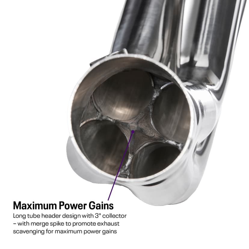 Universal LS Swap Stainless Long Tube Headers, 1-3/4-inch Primary