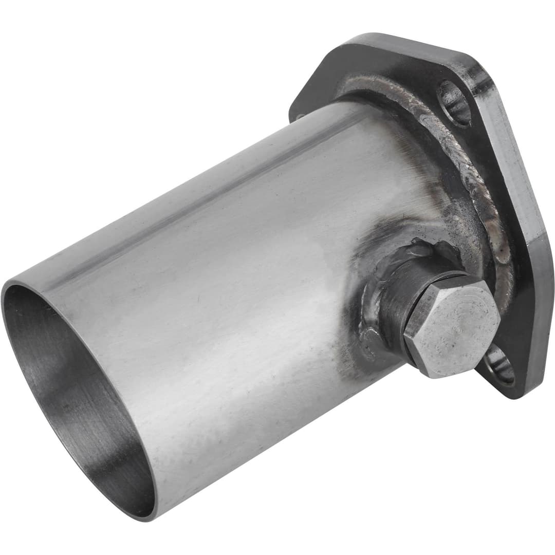 3-Bolt Exhaust Flange Collector w/ O2 Bung, 2.5-inch